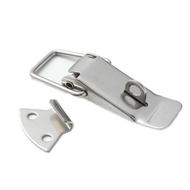 304 STAINLESS Cabinet Boxes Spring Loaded Latch Catch Toggle Hasp ...