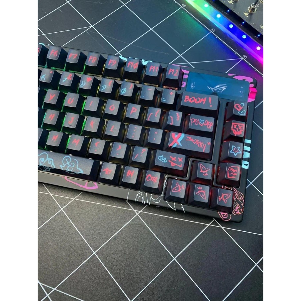 Jinx League of Legends Keycap Cherry Profile PBT Five-sided Sublimation ...