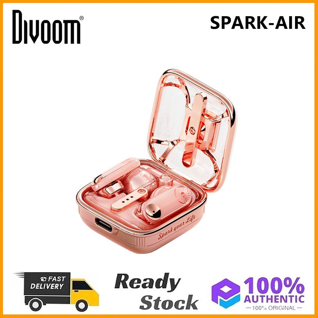 Original DIVOOM SPARK-AIR Bluetooth Earphone Mini & Compact Adaptive ...