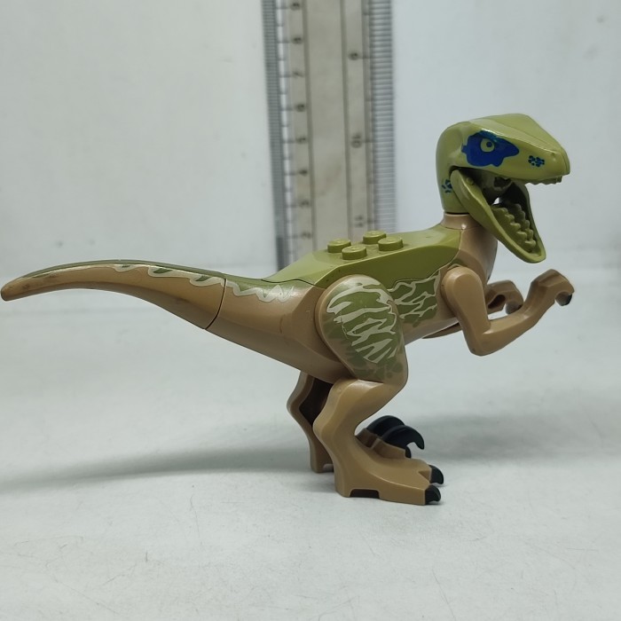 Lego Jurassic World Delta Velociraptor Raptor Dinosaur Figure (No Minus ...