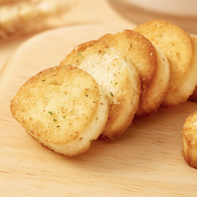 A whole box of toasted bread snacks crispy and nutritious breakfast ...