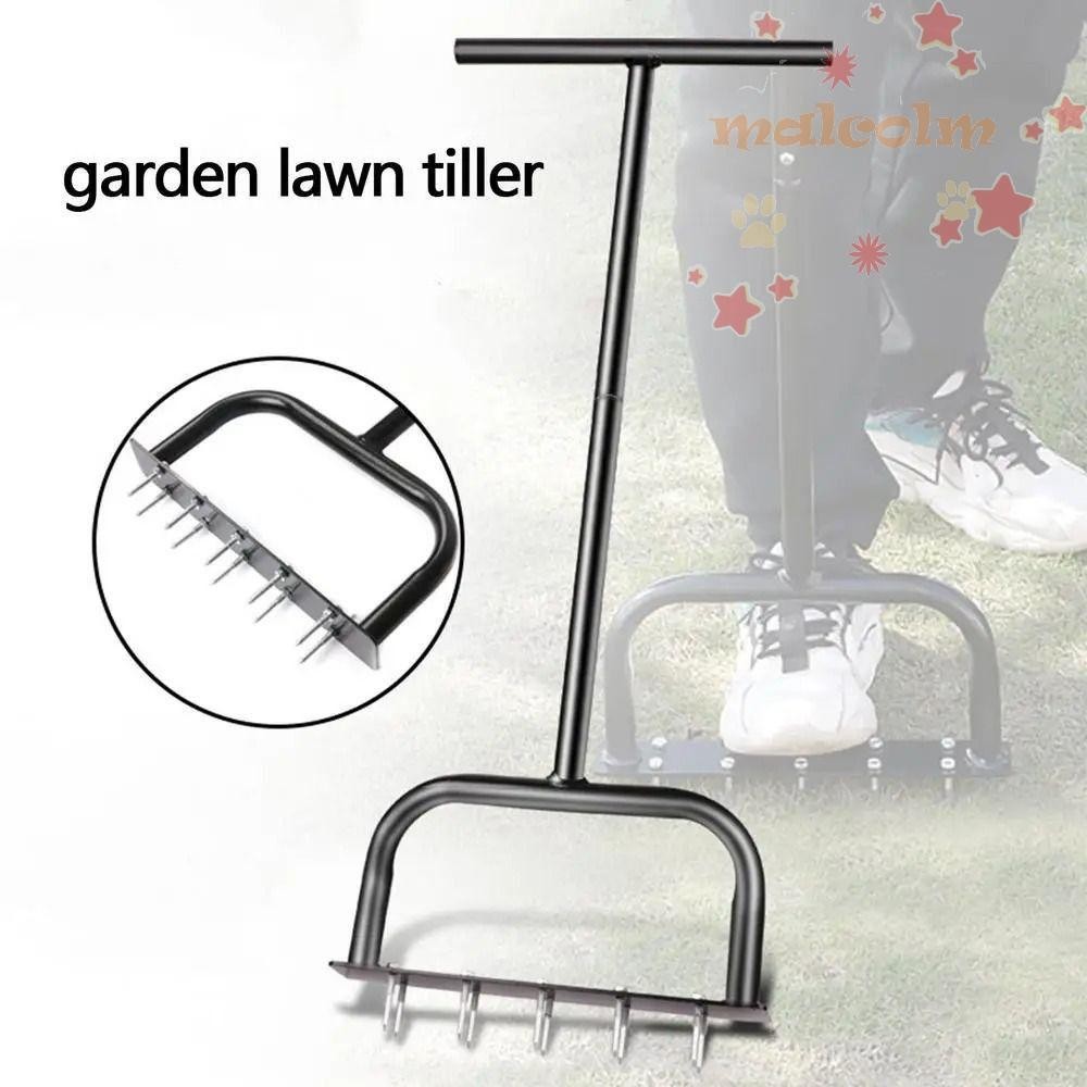 MALCOLM Garden Scarifier, Manual 4.5cm Yard Lawn Aerator, Farm ...