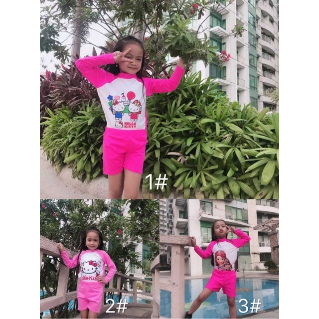 Kid Swimsuit - Terno rush guard for kids | Shopee Philippines