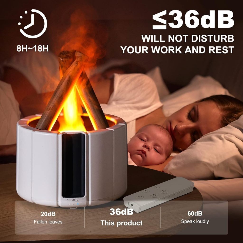 Simulation Bonfire Humidifier with Essential Oil Humidifier for Room ...