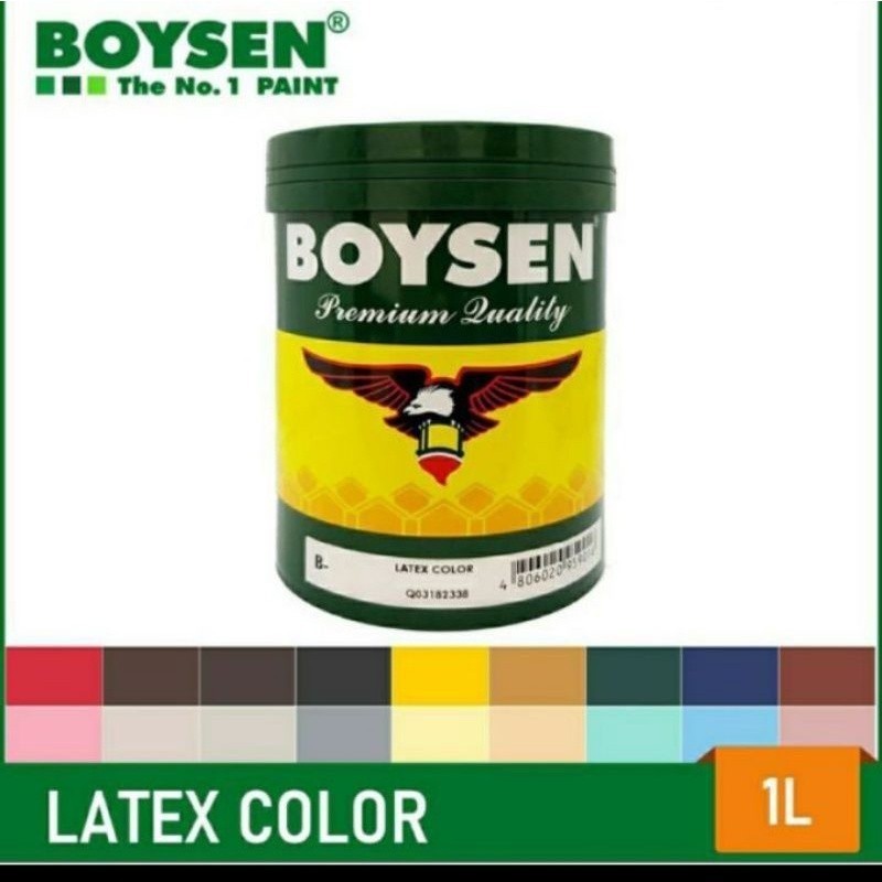 BOYSEN LATEX COLORS LITER (RAW SIENNA, TOLUIDENE RED, HANSA YELLOW ...