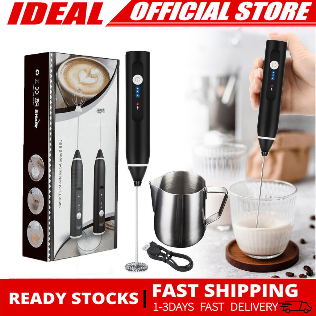 Wireless Milk Frothers Electric Handheld Blender With USB Electrical ...