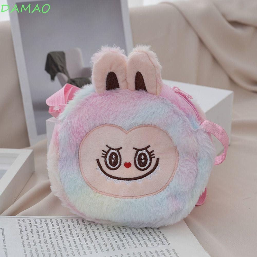 DAMAO Labubu Crossbody Bag, Korean Style Cartoon Labubu Time Shoulder ...