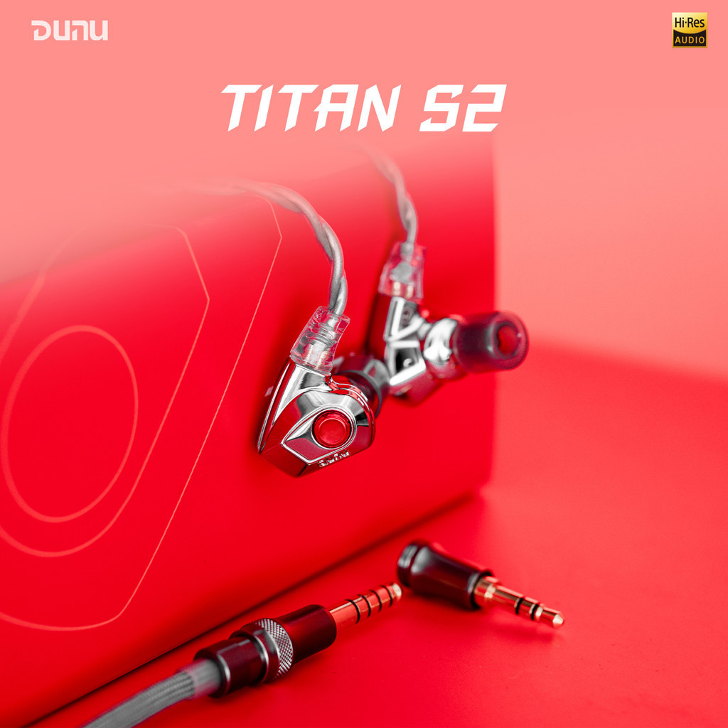DUNU TITAN S2 Dynamic Driver in-Ear Earphone Hi-Res Audio Earbuds 0 ...