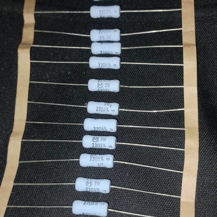 Resistor 22R 3W panasonic original japan 22ohm 22 R ohm 3 watt 3watt wF ...