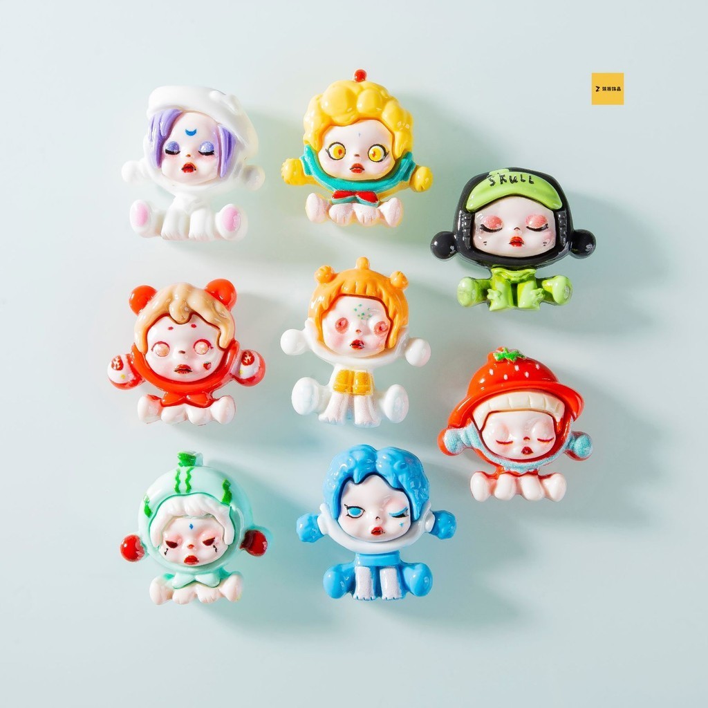 Cute PopMart Crocs Accessories Charms Labubu Macaron Jibitz Charm ...