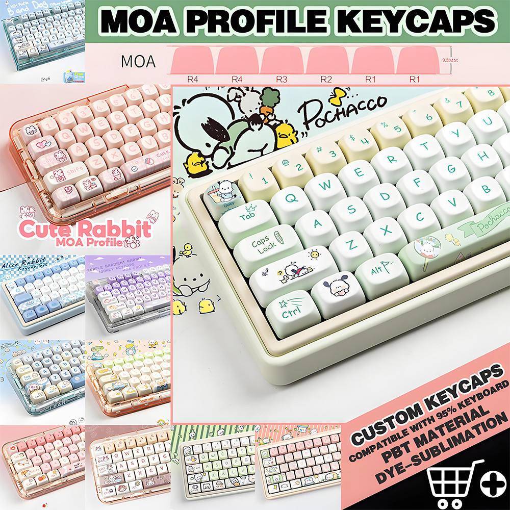 【Low-Priced Sales】 PBT Keycaps/set Dye-Sublimation MOA Profile Custom ...