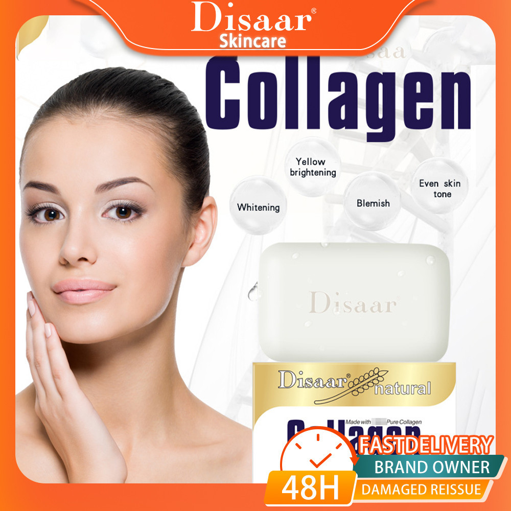 DISAAR Collagen Whitening Soap Triple Action Whitening Bath Soap ...
