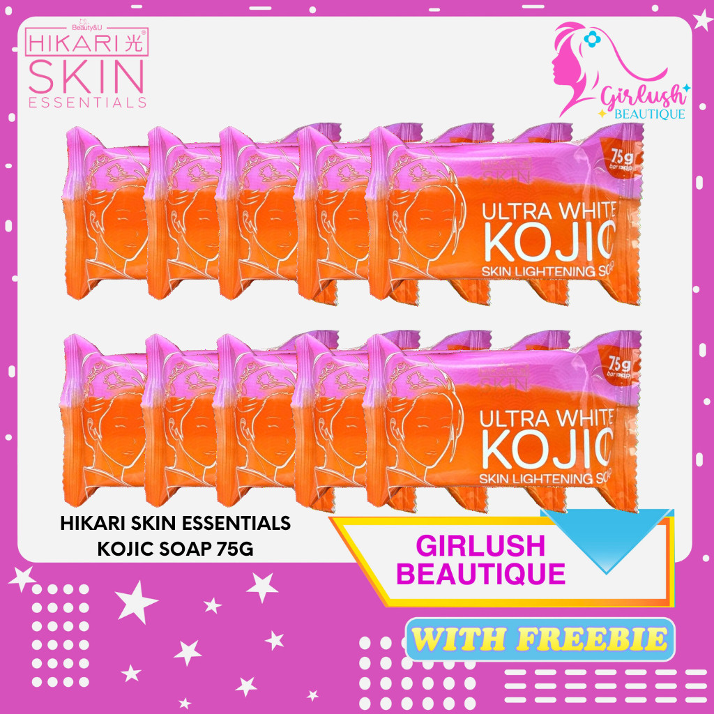 Hikari Skin Essentials Ultra White Kojic Skin Lightening Soap 10 Bars ...