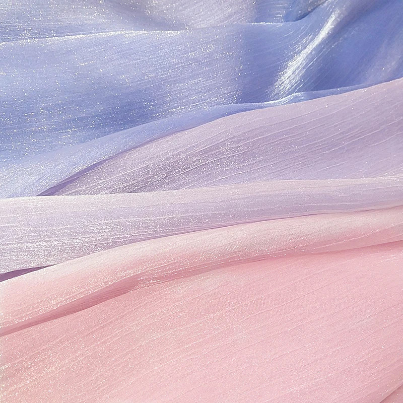 Transparent Glossy Silky Organza Fabric, See Through Shimmer Sheer ...