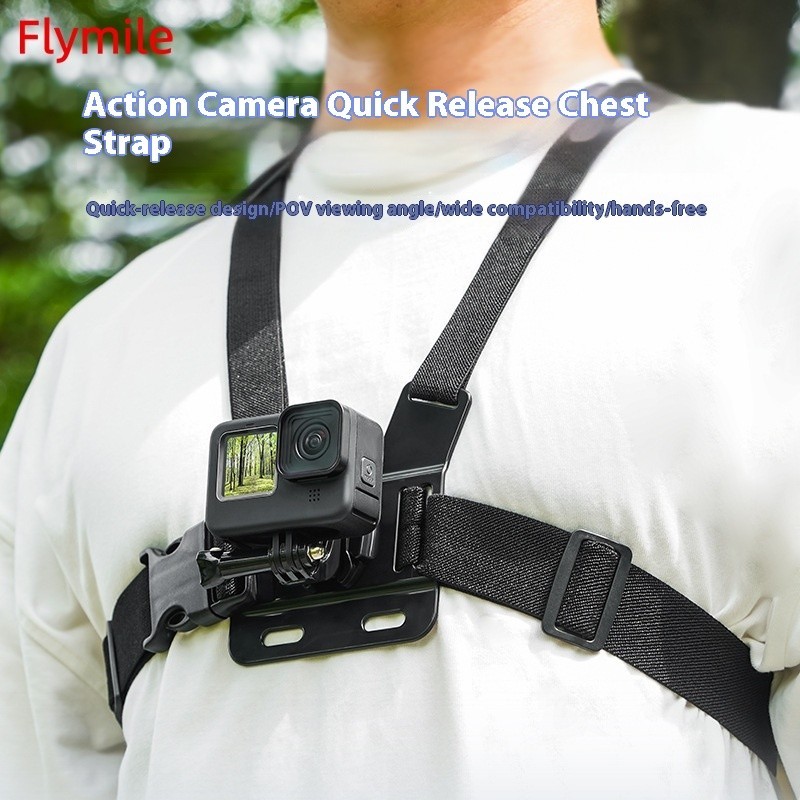 Suitable for DJI OSMO ACTION 4/3/GOPRO Double Shoulder Chest Strap ...