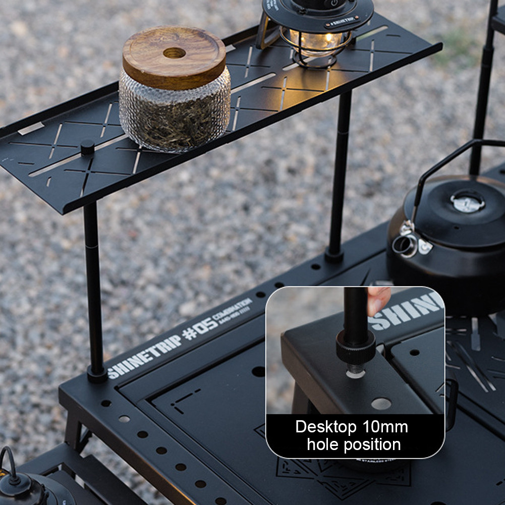 cheerfulhigh Camping Table Laminate Free Combination IGT Modular Table Storage Rack IGT Extended ...