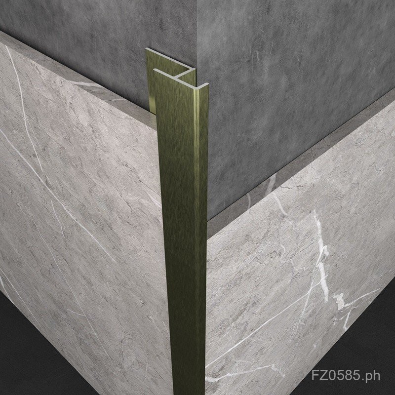 Edge Banding Strip Wall Protector Aluminum Alloy Step Edge Strip Stair ...