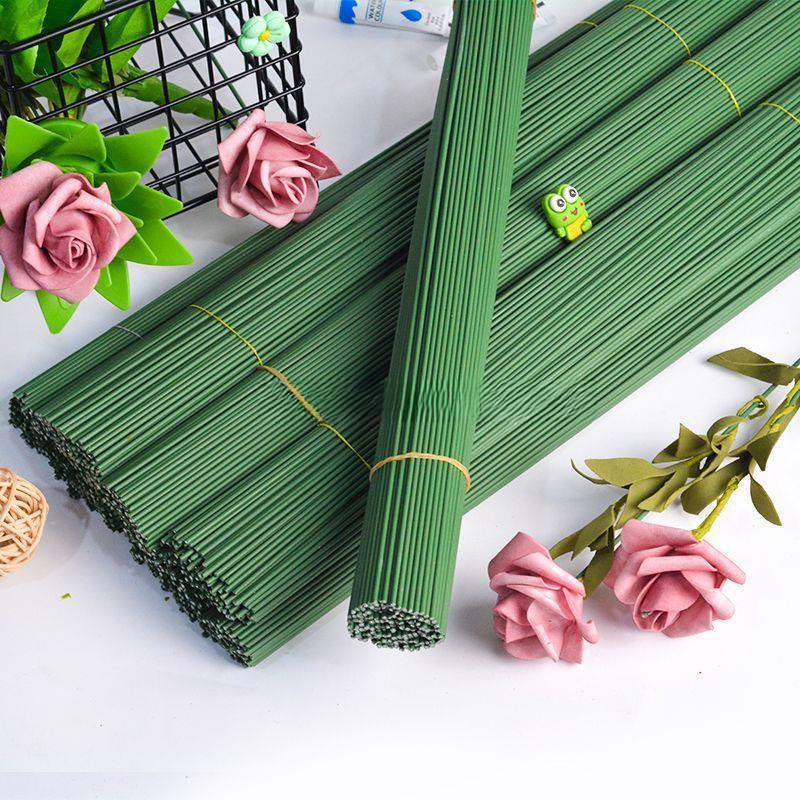 St.kunkka 15-40cm Green wire wire flower pole Handmade flower pole Used ...