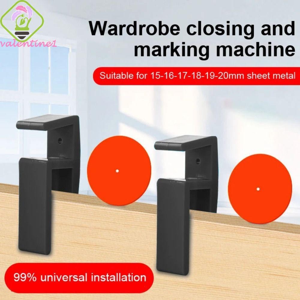 AVALENTINE Wardrobe Closing Board Clip, 15-20mm Quick Positioning Jigs ...