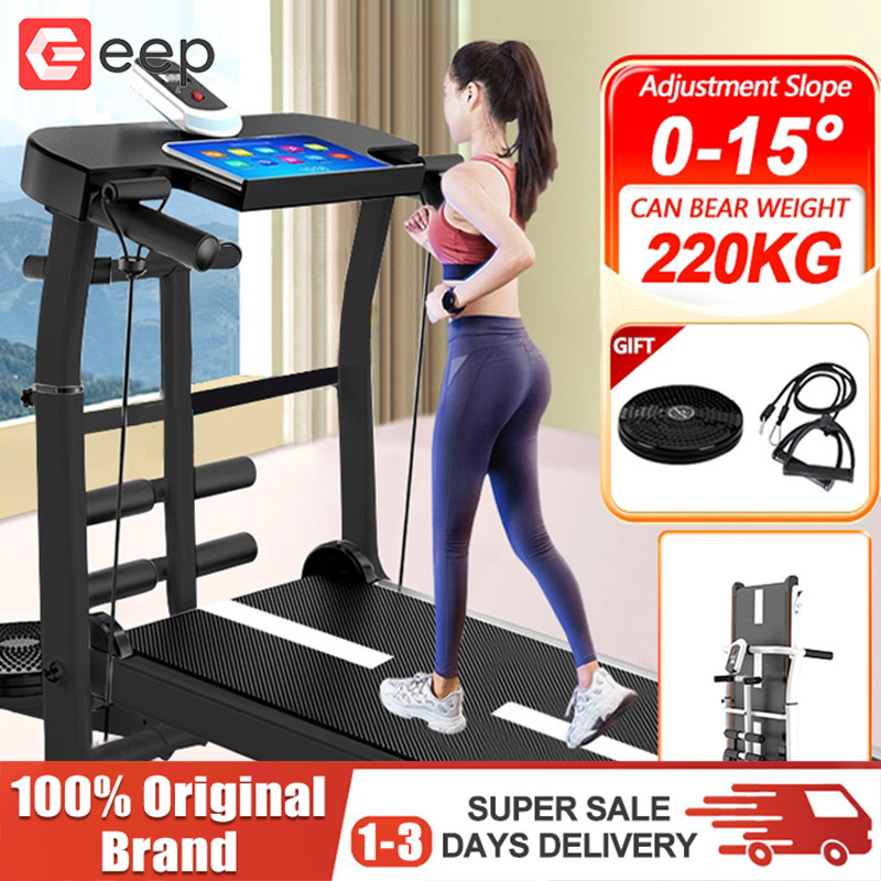 Treadmill Foldable Fitness Equipment Quiet Treadmill Multifunction ...