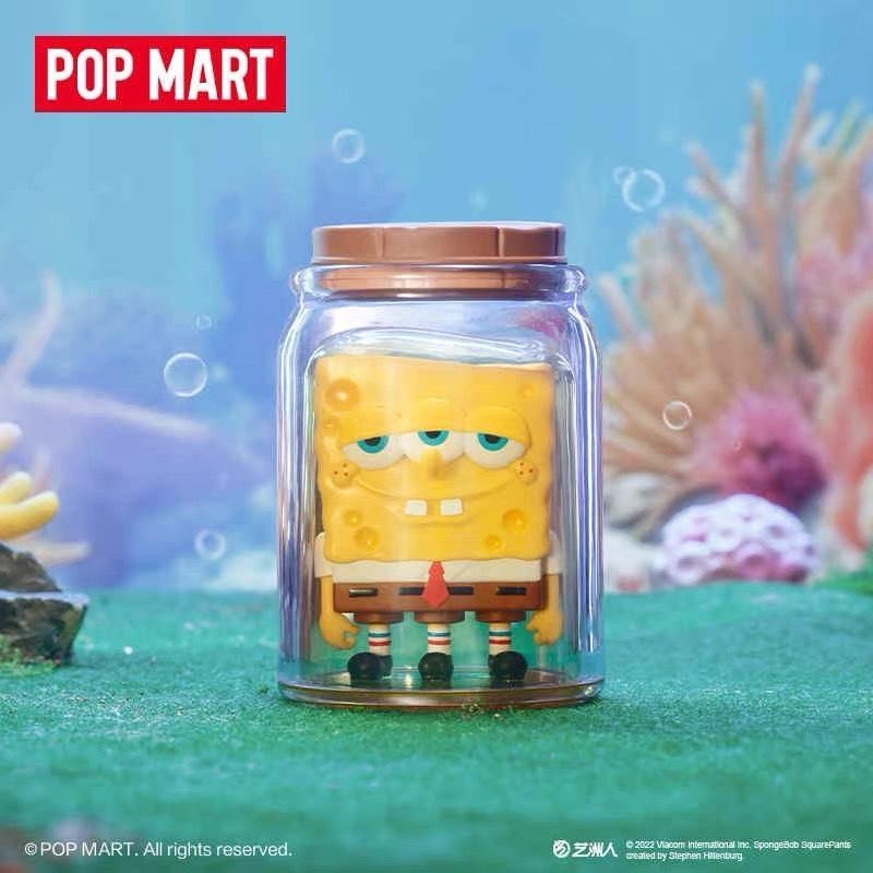 P POPMART POPMART SpongeBob SquarePants Life Turntable Series Figure ...