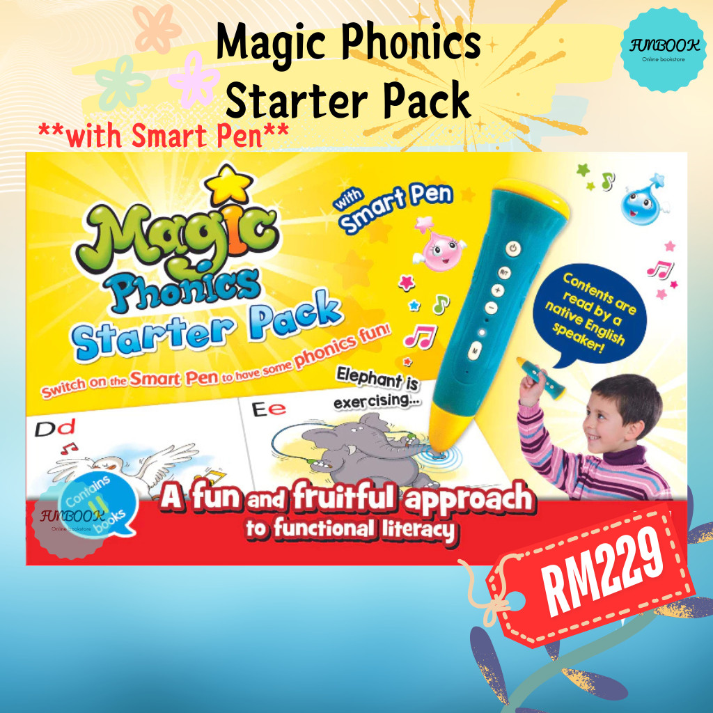 Pelangi Storybooks Magic Phonics Starter Pack W.Smart Pen | Shopee Philippines