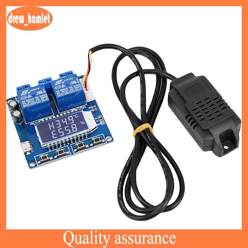 Humidity Temperature Controller Digital Thermometer Hygrometer Control ...