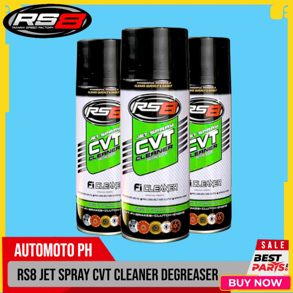 RS8 CVT Cleaner Degreaser / FI Cleaner 450ml High Quality & Best Performance | Shopee Philippines