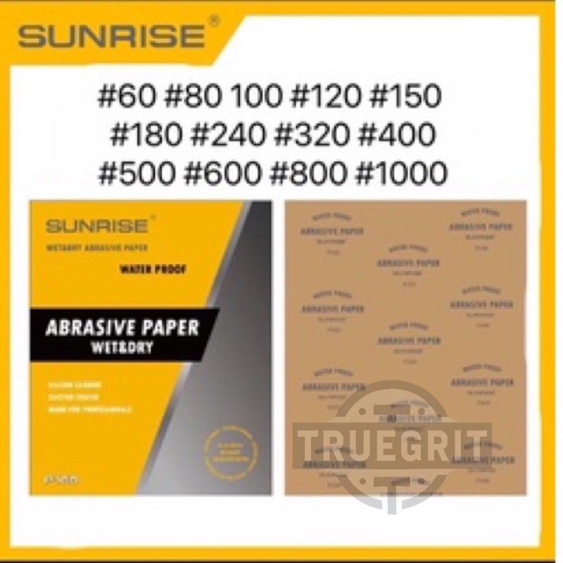SUNRISE Waterproof SAND PAPER Bundle (100pcs) | Shopee Philippines
