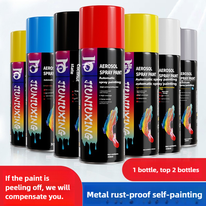 Multi-Color Car Motorcycle Spray Paint Self-Spray Color Change Refinish ...
