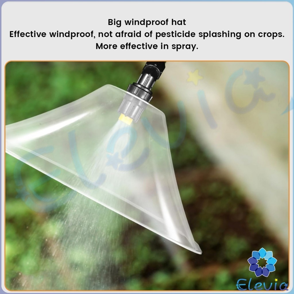 Elevia Misting Spray Nozzles Windproof Plastic High Pressure Misting ...