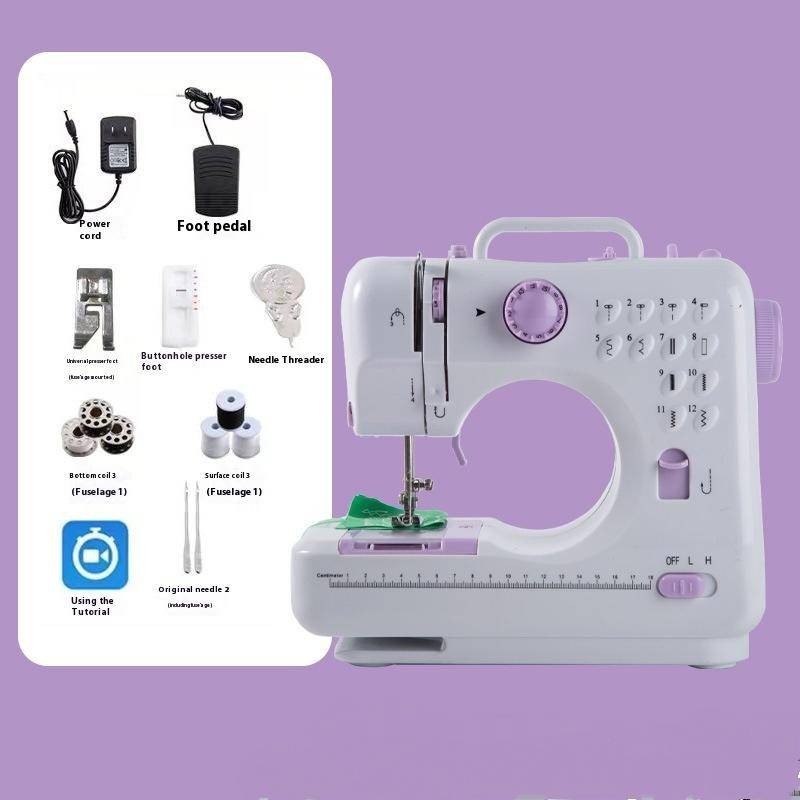 Portable Sewing Machine FHSM 505A 12 Sewing Portable Mini Sewing ...