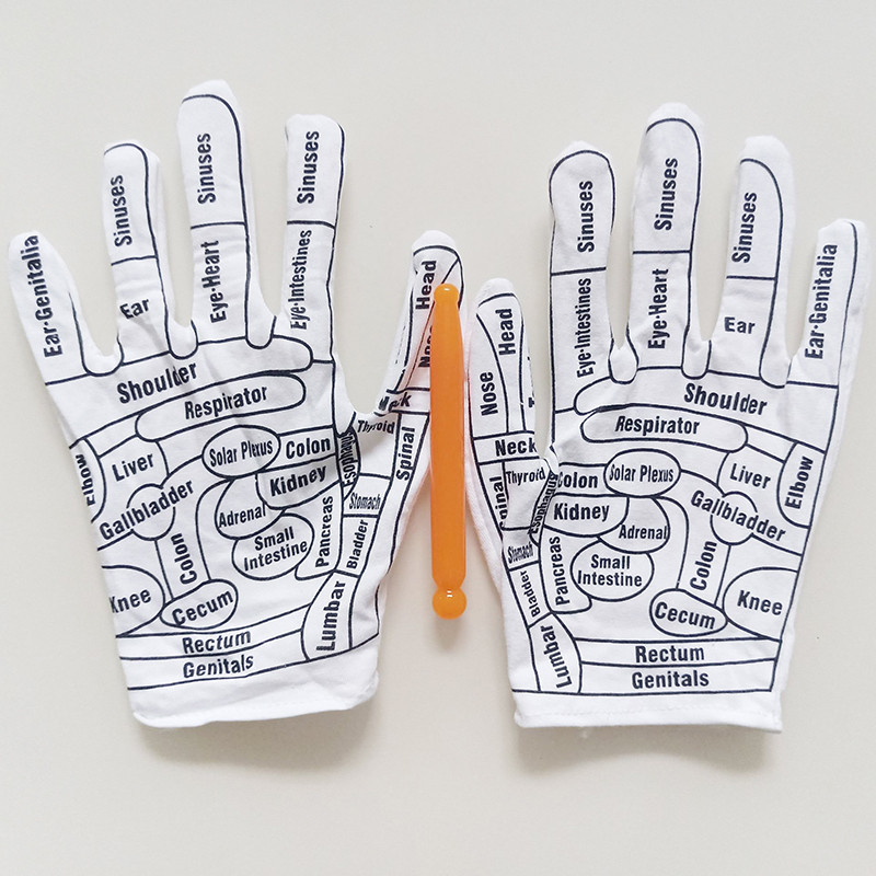 Reflexology Gloves Socks Reusable Acupressure Point Gloves Reflexology ...