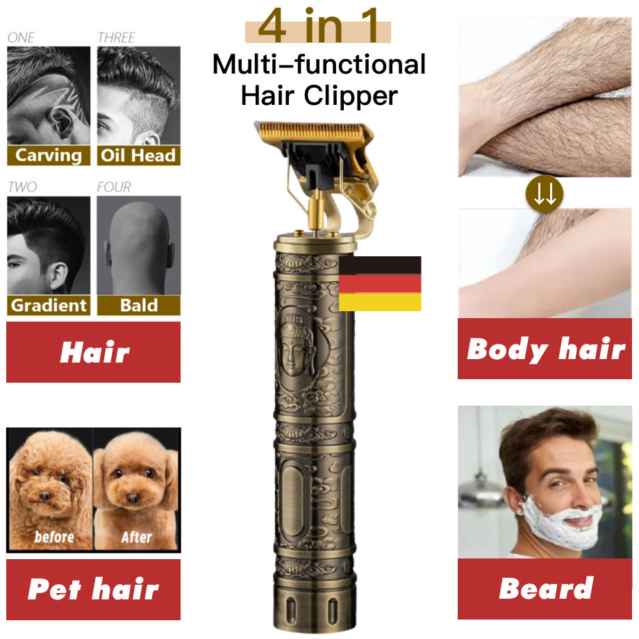 Electric Hair Clipper Professional 4in1 Multi-functional Rechargeable ...