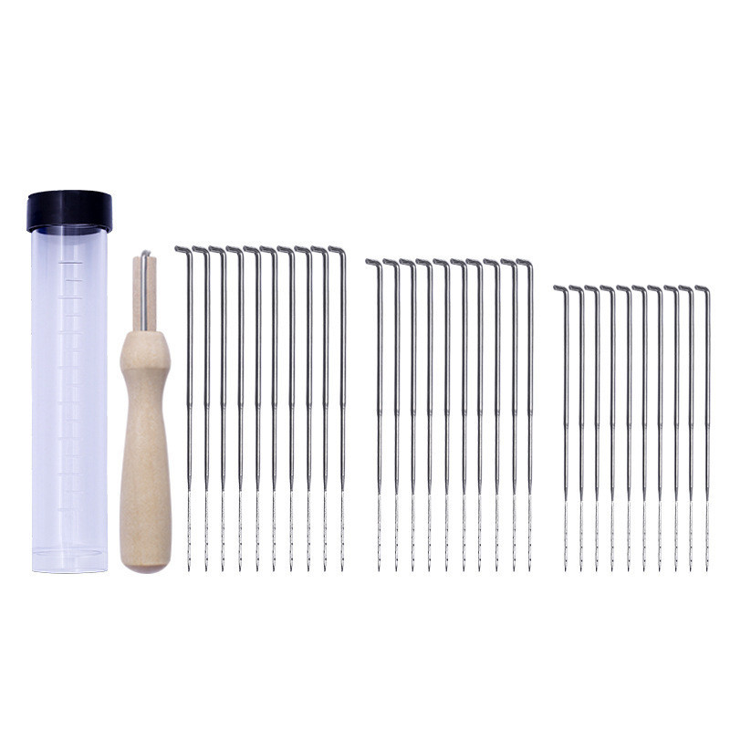 1 Set of Wool Felt Poke and Poke Kit DIY Multiple Needle Options for ...