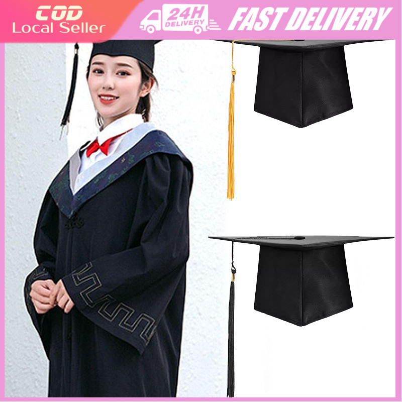 Topi Konvo Unisex Graduation Hat with tassel University High School ...