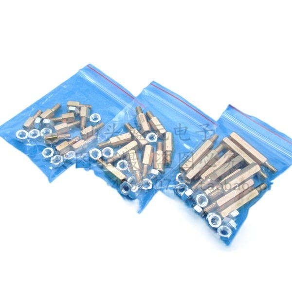 Hexagonal copper column M3 single-head copper stud chassis motherboard ...
