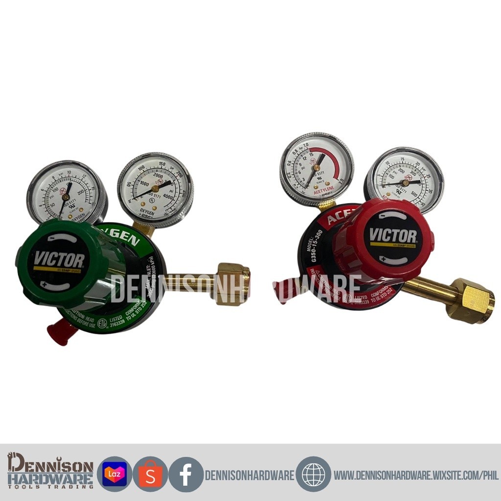 ORIGINAL VICTOR REGULATOR FOR ACETYLENE OR OXYGEN dennisonhardware ...