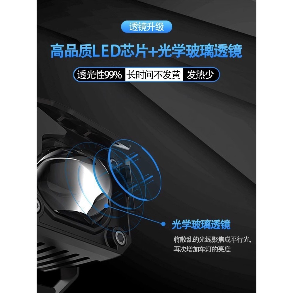 ☁︎Eye of the Future F150S Suzuki UY125 headlight lens led headlight hidden spotlight motorcycle ...