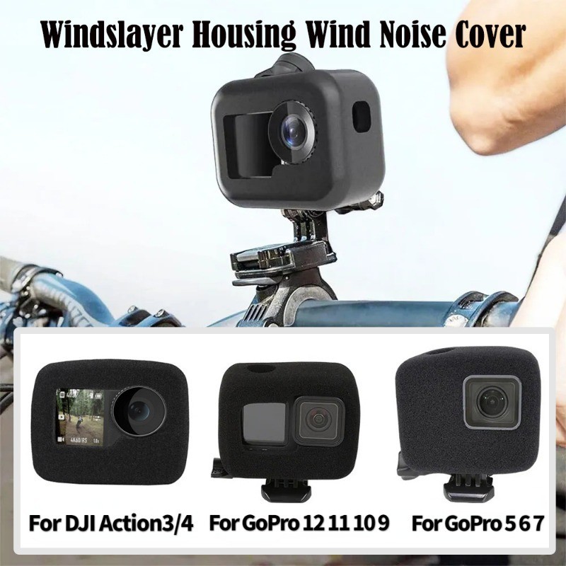 Noise Reduction Sponge for DJI Osmo Action 4 3 GoPro Hero 12 11 10 9 7 ...