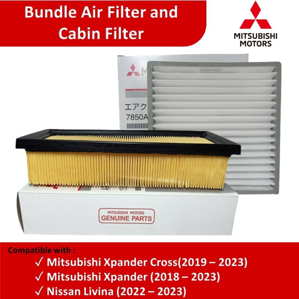 Bundle Air Filter & Cabin Filter Mitsubishi Xpander / Xpander Cross ...