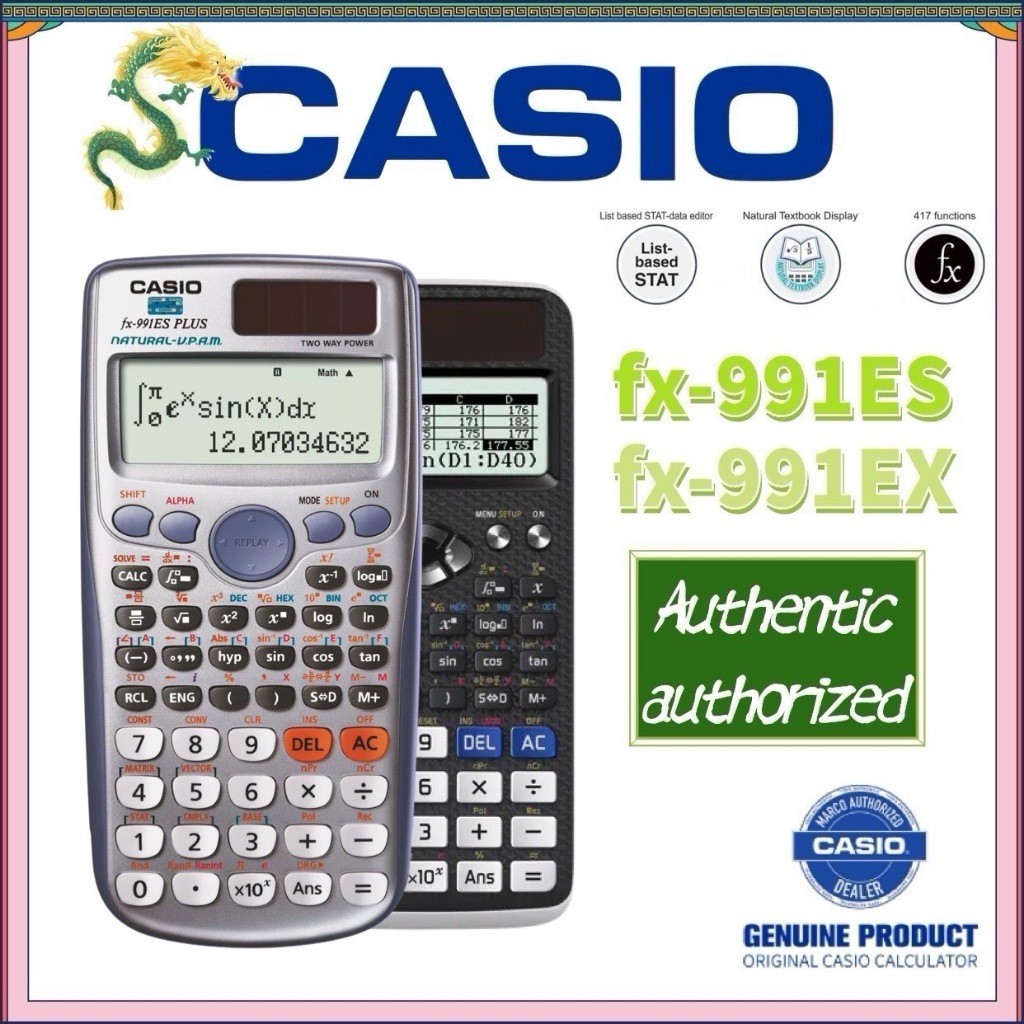 Casio FX-991ES FX-991ES PLUS Scientific Calculator High Quality ...