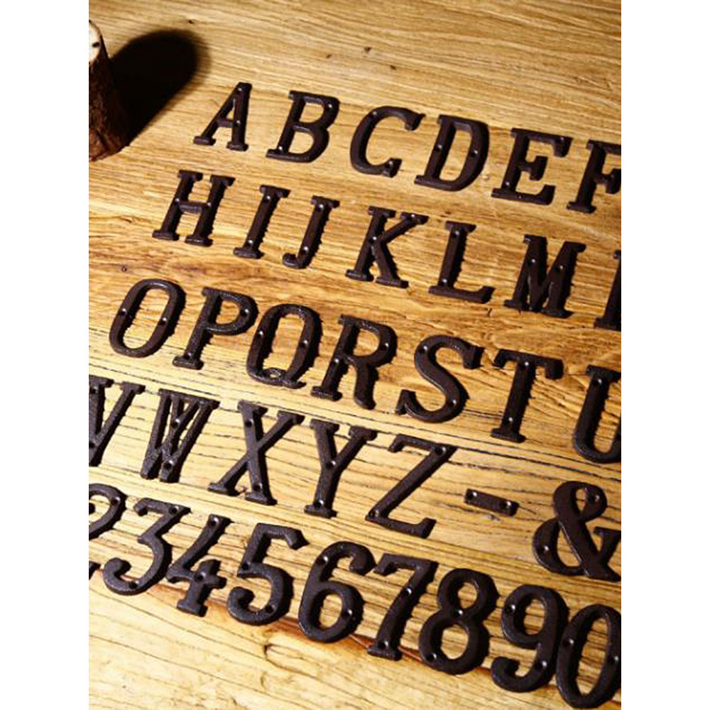 Number Metal Letters House Plate Address Numbers Doorplate Matching ...