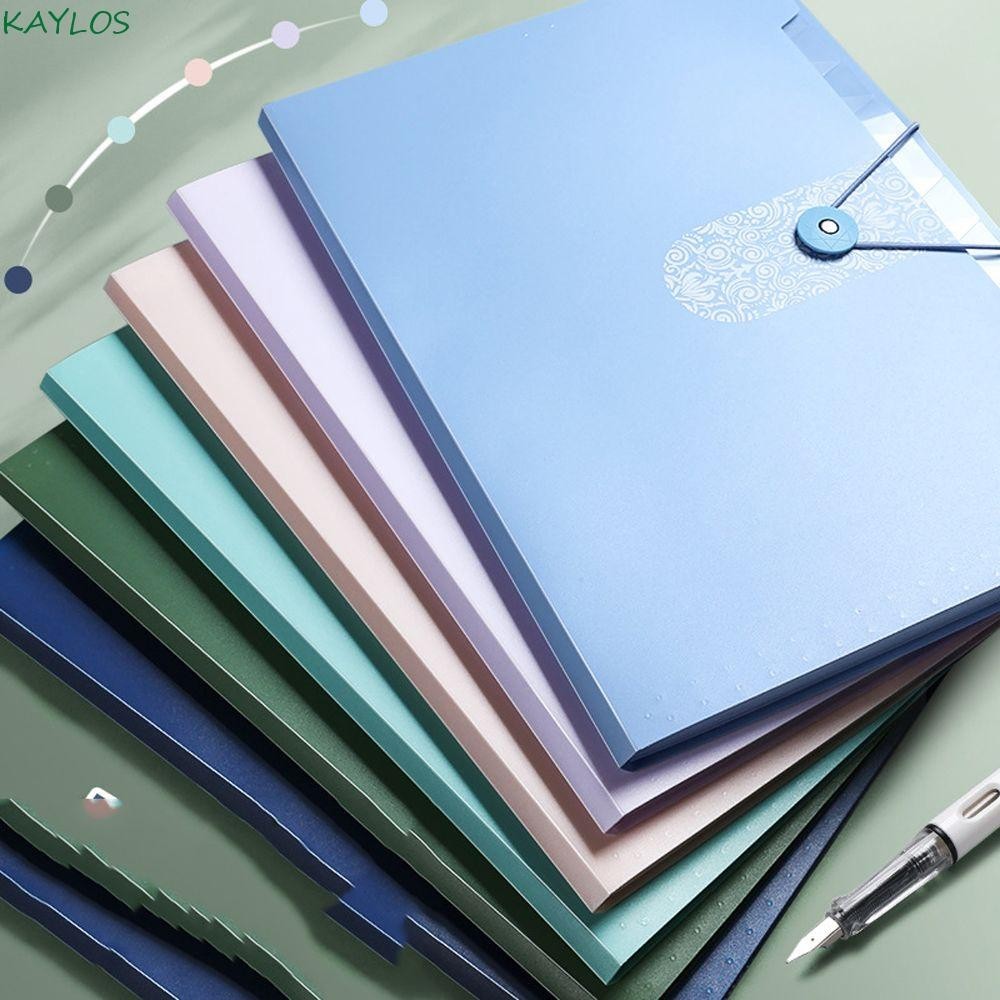 KAYLOS File Folder Storage Bag 12 Pockets Student Test Paper Folder ...