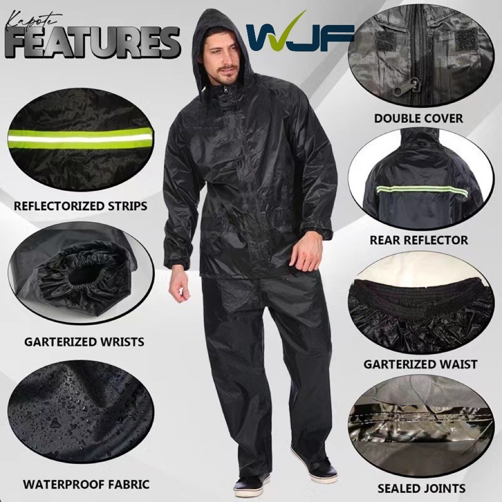 HIGH QUALITY RAINCOAT, KAPOTE, VULCANIZE STITCH WITH BAG (MAKAPAL PVC ...