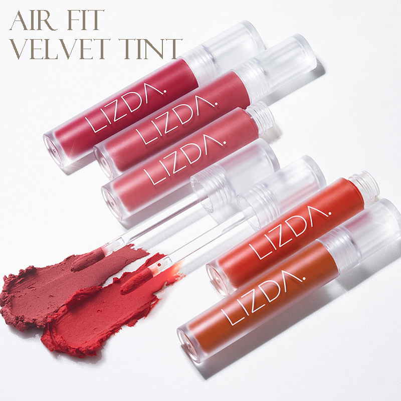 Lizda Velvet Lip Tint - Long-lasting, Smooth, Rich Pigment, Korean ...