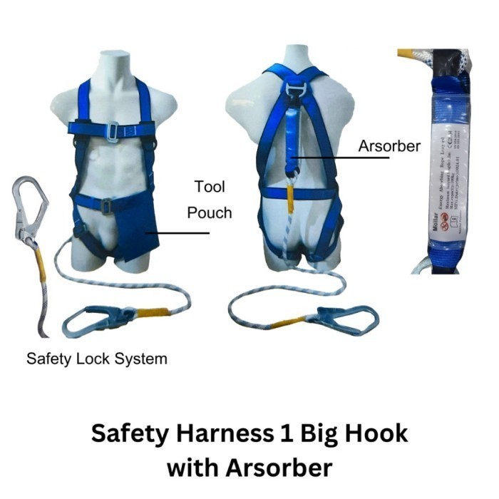 Best Selling!! SAFETY BELT ABSORBER/FULL BODY HARNESS BIG HOOK/HARNES ...