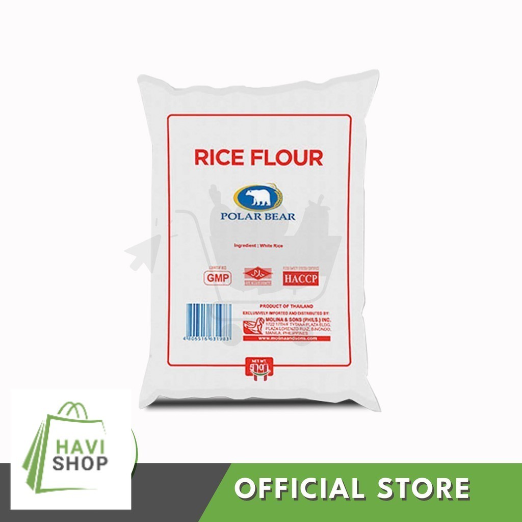 Polar Bear Rice Flour 500g HAVI SHOP | Shopee Philippines