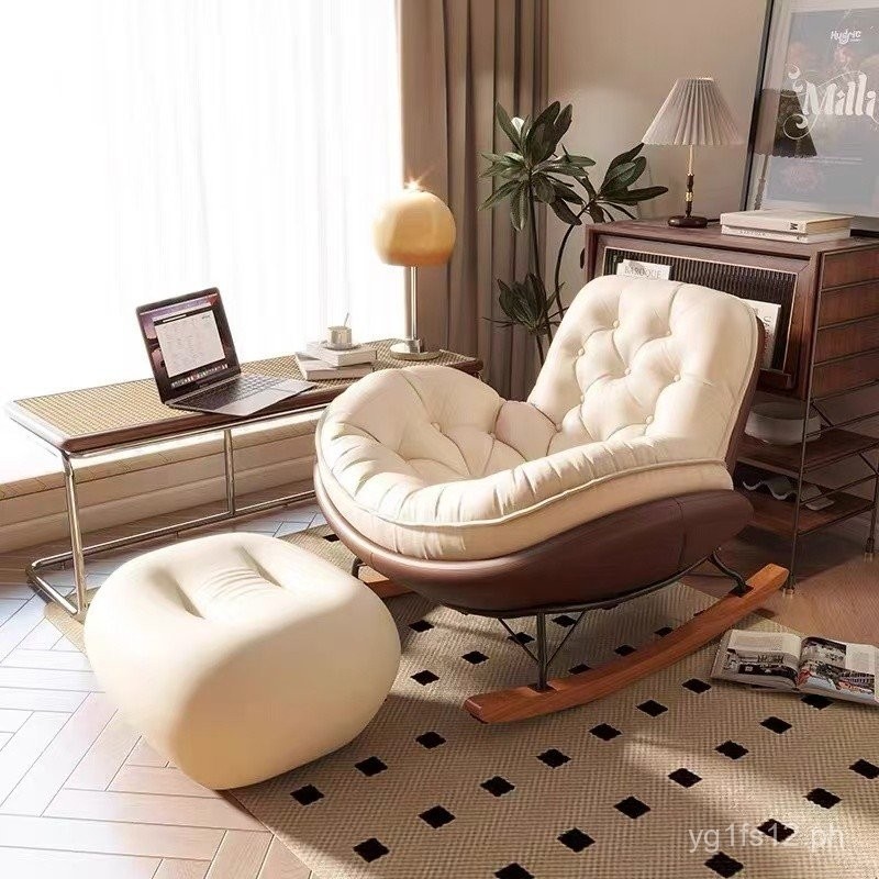 Home Rocking Chair Recliner Designer Lazy Sofa Single Penguin Honeycomb ...