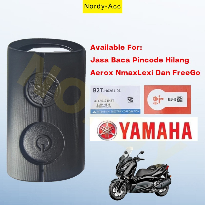 YAMAHA Genuine Spare KeyGenuine Spare Remote Key (Aerox S V1 V2 / Nmax ...